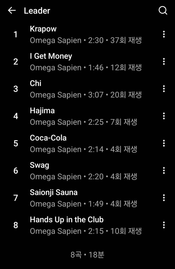 오메가 사피엔(Omega Sapien) 새 앨범 [Leader] 발매 - 국내 힙합 - 힙합엘이 | HIPHOPLE.com