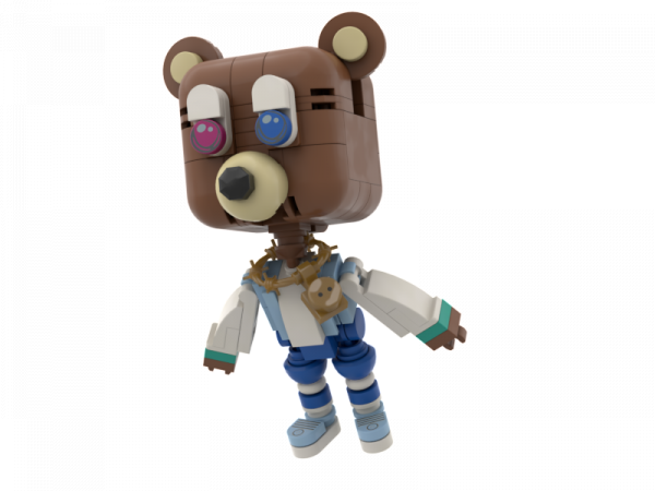 힙합엘이 - (재 업로드)그는 graduation을 만들었습니다...(lego kanye west bear graduation)