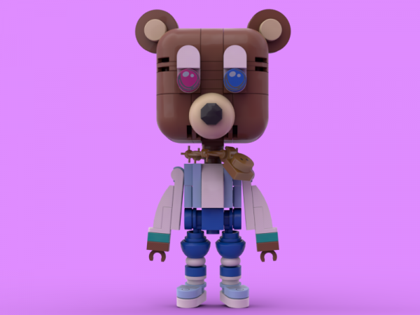 힙합엘이 - (재 업로드)그는 graduation을 만들었습니다...(lego kanye west bear graduation)