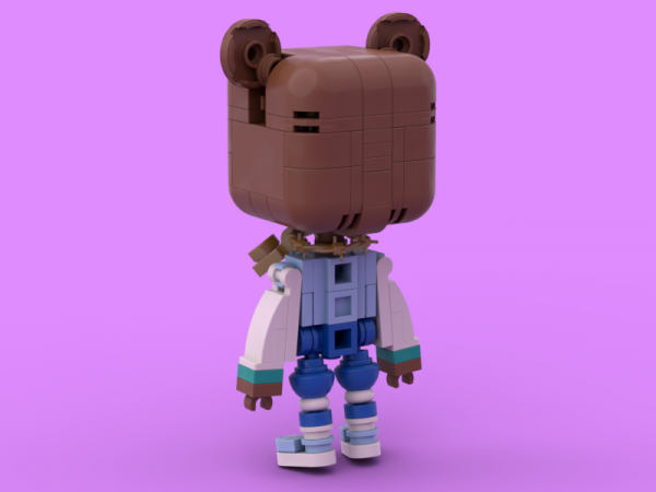 힙합엘이 - (재 업로드)그는 graduation을 만들었습니다...(lego kanye west bear graduation)