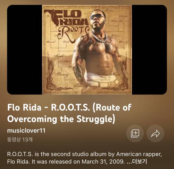 나름 들을만한 앨범 추천 : Flo-rida - R.O.O.T.S - 국외 게시판 - 힙합엘이 | HIPHOPLE.com