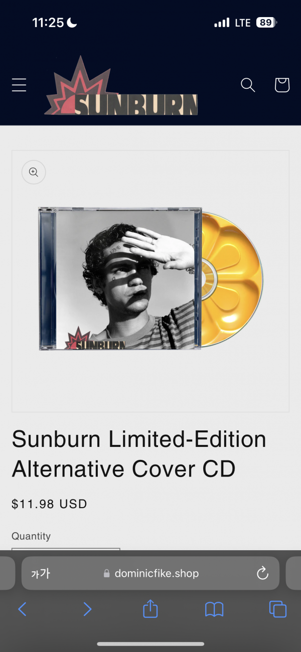 Dominic Fike Sunburn CD 사려는데 - 국외 게시판 - 힙합엘이 | HIPHOPLE.com