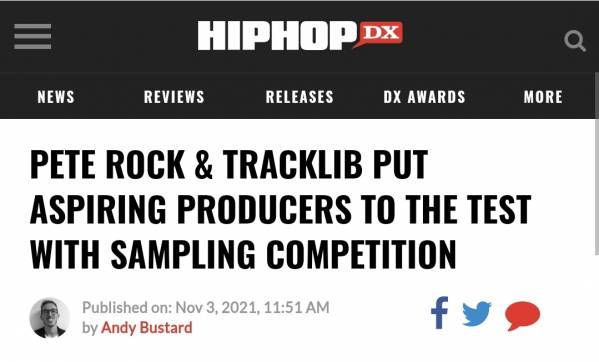 힙합엘이 - Pete Rock & Tracklib, 샘플링 경연대회를 개최하다